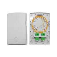 China 2 Core Fiber Optic Wall Outlet Box , FTTH Termination Box Free Sample Available for sale