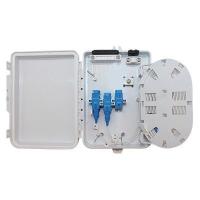 China 2 6 4 Core Fiber Optic Termination Box FTTH Wall Box OEM Acceptable for sale