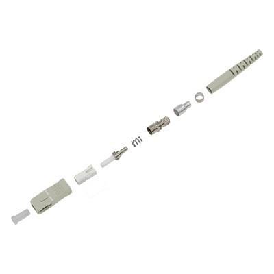 Cina SC PC MM SX Fiber Connector 2.0mm 3.0mm OM2 Cassa grigio Simplex in vendita