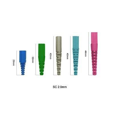 Cina SC PC MM SX Fiber Connector 2.0mm 3.0mm OM2 Cassa grigio Simplex in vendita