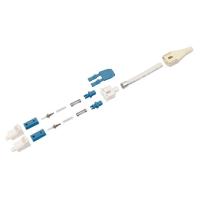 China Single Mode LC UPC Connector Easy Assemble Push Pull Design for sale