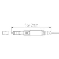 China 1.2mm LC UPC Connector Single Mode Easy Installation Small Size for sale
