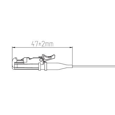China Multi Mode Simplex E2000 PC Connector 0,9 mm Diâmetro do cabo > 1000 vezes Durabilidade à venda