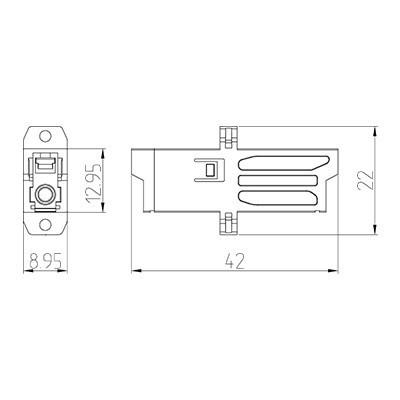 中国 E2000 光ファイバーアダプター 販売のため