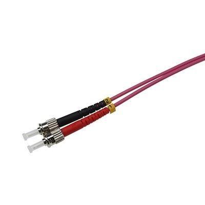 中国 デュプレックス OM4 マルチモード ST-ST パッチコード 光ファイバー ジャンパー 3.0mm 販売のため