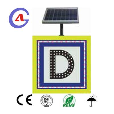 China High visibility turkey solar bus stop sign square led signage for traffic safety for sale