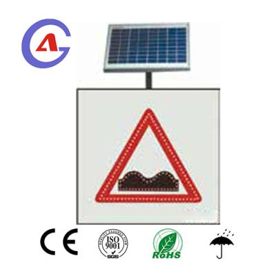 China Square high brightness Turkey Solar LED Speed Bump Sign for traffic warning for sale