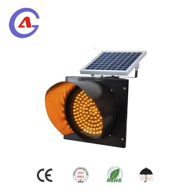 China 300mm 400mm high brightness Solar led traffic signal heads for road warning for sale