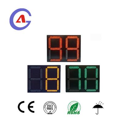 China countdown timer 2 digits 2 colors traffic signal head with 2 years warranty for sale