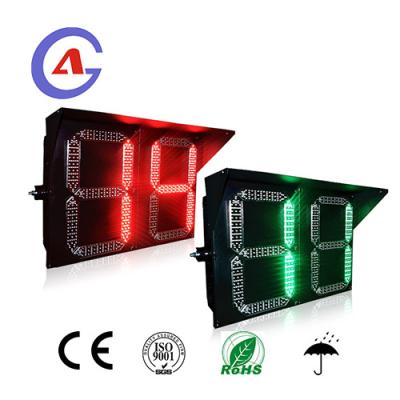 China PC black housing square countdown timer with 2 years warranty for sale