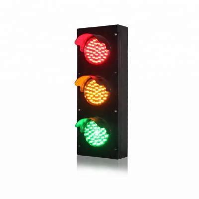 China 100mm mini traffic signal led traffic light for school teaching for sale