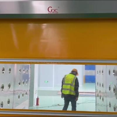 Cina Cascata di particelle della stanza pulita del carico del GCC con lo sportello del PVC con il sensore fotoelettrico in vendita