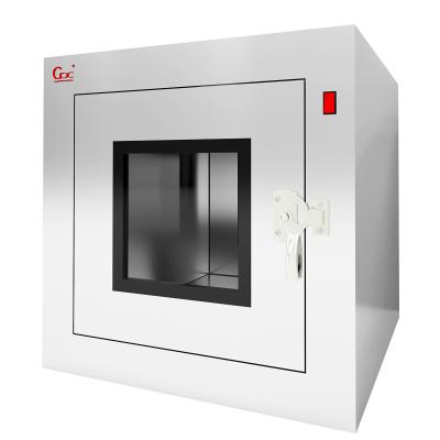 China 304 Stainless Steel Pass Box For Lab Double Interlock Design for sale
