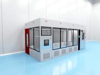 China Modular Clean Booth with FFU HEPA Filtration, Fast Installation and Customizable Cleanroom Design for sale