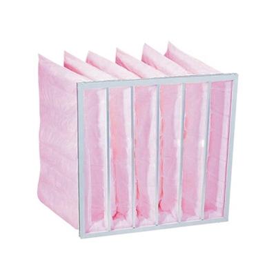China 2.65m2 Area Synthetic Bag Filter , EN779 Pocket Bag Air Filters Medium Efficiency for sale