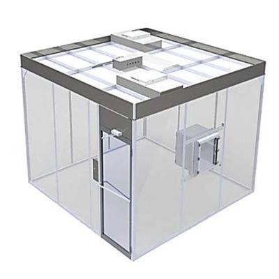 중국 Polished Cleanroom Air Shower Entranceway With Noise Level ≤65dB LED Lighting 판매용