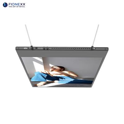 China 43 inch ultra slim 13.6mm hanging double sided LCD display with LCD advertising LCD screens for sale
