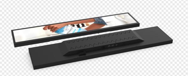 Hight brightness 700nits retail store advertizing andorid Wide Bar type stretched bar LCD display