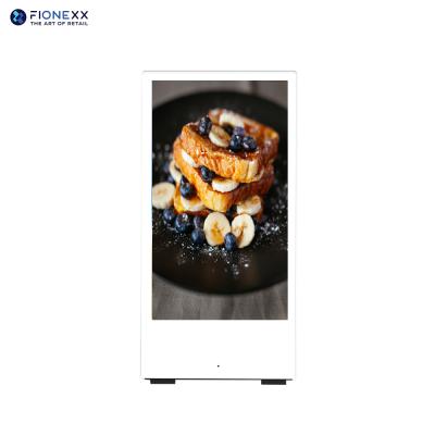 China 43-Inch Portable LCD Digital Signage Displays High Capacity Battery Powered Moveable For Retail Store for sale
