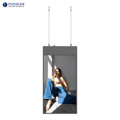 China Ceiling Mounted 55-65 Inch High Brightness LCD Display for Indoor Retail Advertising for sale