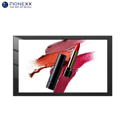 중국 65인치 블랙 AD 보드 야외 팬 없는 벽에 장착 된 디지털 사이니지 판매용