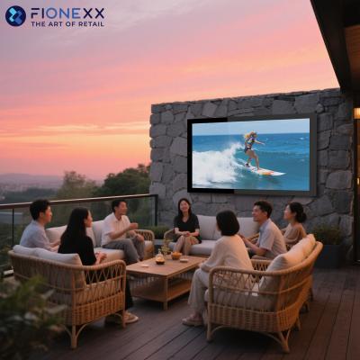 HDMIワイヤレス屋外TV IP65 2500nits 4k 60 Hz リフレッシュレート 在庫あり