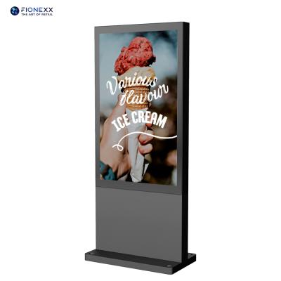 China 65'' Digital Signage Display Digital Totem Display 3840*2160 Floor Mounted for sale