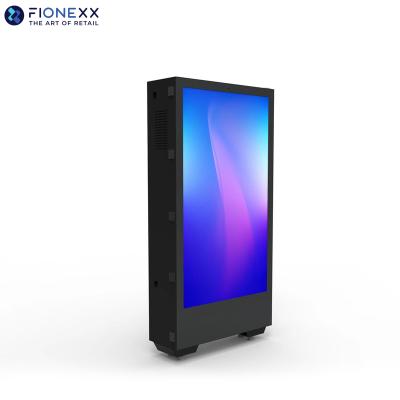 Bus Stop 75inch Floor Standing Digital Signage Double Sided Digital Display IP65