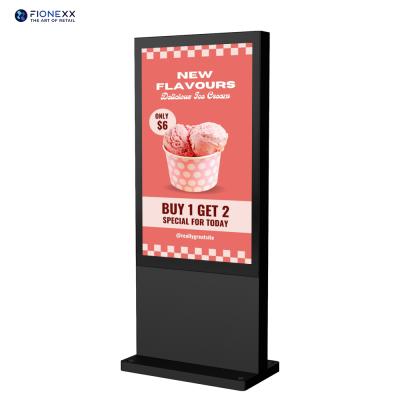 Cina Android Video Lcd Advertising Player Equipment Indoor Totem Digital Touch Signage Display in vendita