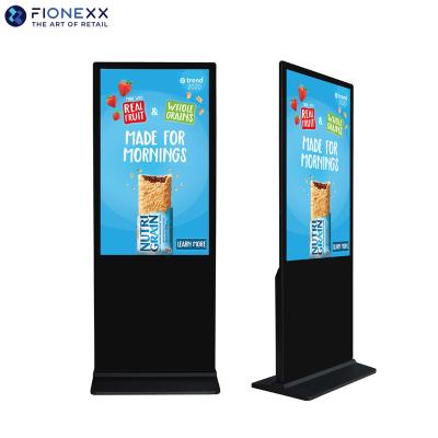 China 49 Inch Digital Totem LCD Display Indoor Floor Standing Ultra-Thin Display Screen for sale