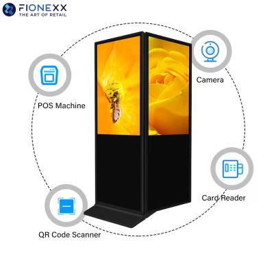 Cina Display pubblicitario LCD Digital Signage Smart Kiosk Totem verticale con tempo di risposta di 6ms e 350 nits 350 nits Luminosità in vendita