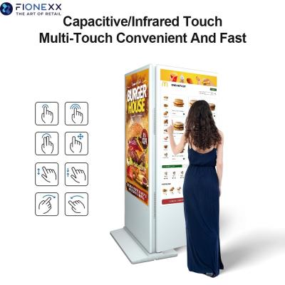 Cina Segnaletica digitale LCD Pubblicità Smart Kiosk Totem Verticale Suolo Standing Touch Screen Display con risoluzione 1920*1080 in vendita