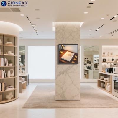 China Visual Differentiation High Contrast Square LCD Display Retail Digital Signage for sale