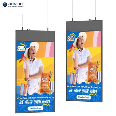 China OEM Double Sided Hanging Lcd Display Vertical Digital Display 700nits for sale