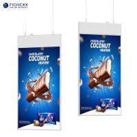 China Double Sided 700nits Hanging Digital Signage 55inch Ceiling Mounted for sale