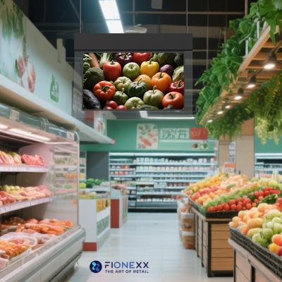 Cina Display sospeso bifacciale ultrasottile, orientamento orizzontale, con bordo in vetro, 700 nit + 700 nit - Schermo ad alta definizione sospeso in vendita