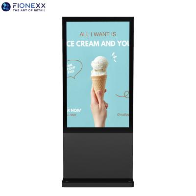 Cina 32 pollici Black AD Board Outdoor Totem Verticale Digitale Senza Ventilatore in vendita