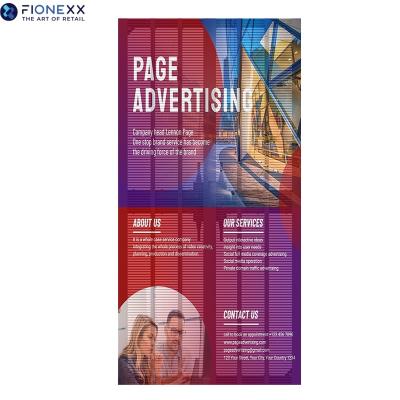 China LED Transparent Display P5.9 P6.9 P10.4 GOB Flexible  Customization Ultra Lightweight  6.9 KG Excellent Heat Dissipation IP65 Waterproof Design Carbon ﬁber Frame High Transparency for sale