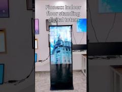 indoor floor standing LCD display totem