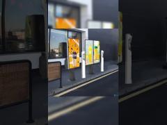 3000nits Drive Through Digital Menu Board 55 inch IP66 Buiten Digitaal Signage Kiosk