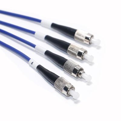 中国 光ファイバーパッチコード FC-ST OM3 4Mode 4Core ワイヤ OD 2.0/3.0mm 監視カメラ屋内用コンピュータコネクタ 販売のため