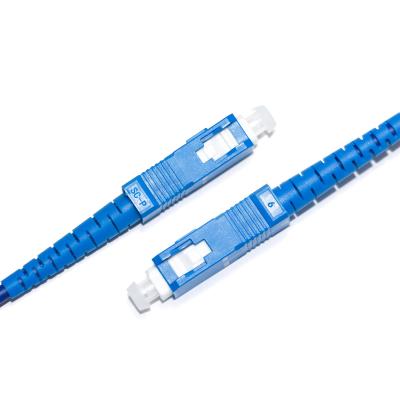 중국 1310/1550nm 파란색 SC/SC 4-4 감시 카메라용 4-모드 단일 코어 광학 패치 코드 OM3 3M 5M 8M 15M 판매용