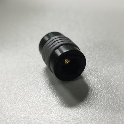 China Optical Audio Cable Toslink Female Jack Extention Cable Coupler Connector Adapter, Black for sale