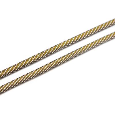 Chine Corde de câble optique de sortie d'usine, alternative Muti Color&Patern PVC, corde de gaine LSZH tissée OD2.2/4.0/5.0/6.0 à vendre