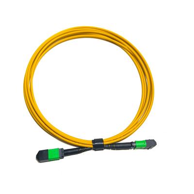 China Weibliches MPO-Stammkabel 12 Fasern Typ A Multimode MM OM3/OM4 MPO Patch Cord LSZH 50/125 for sale