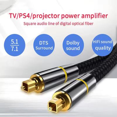 China Digital Optical Audio Toslink Cable SPDIF Fiber Speaker Wire for HIFI Video card DVD TV DTS Dolby 5.1 7.1 Audio ampl for sale