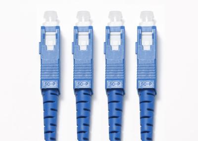 중국 SC-FC 단일모드 2 밀리미터 광 섬유용 패치는 FTTB FTTX를 위해 끈으로 묶습니다 판매용