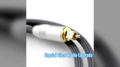 Audiophile Toslink Cable HiFi Sound Upgrade