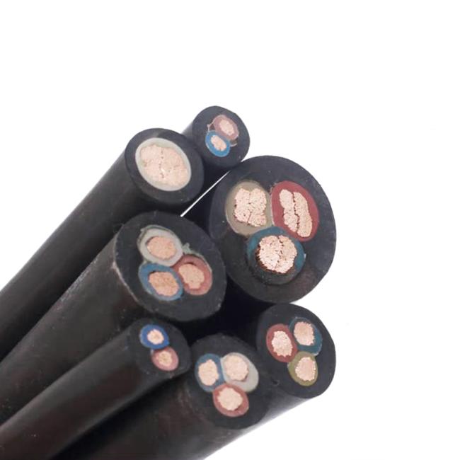 General rubber sheathed flexible cable application example