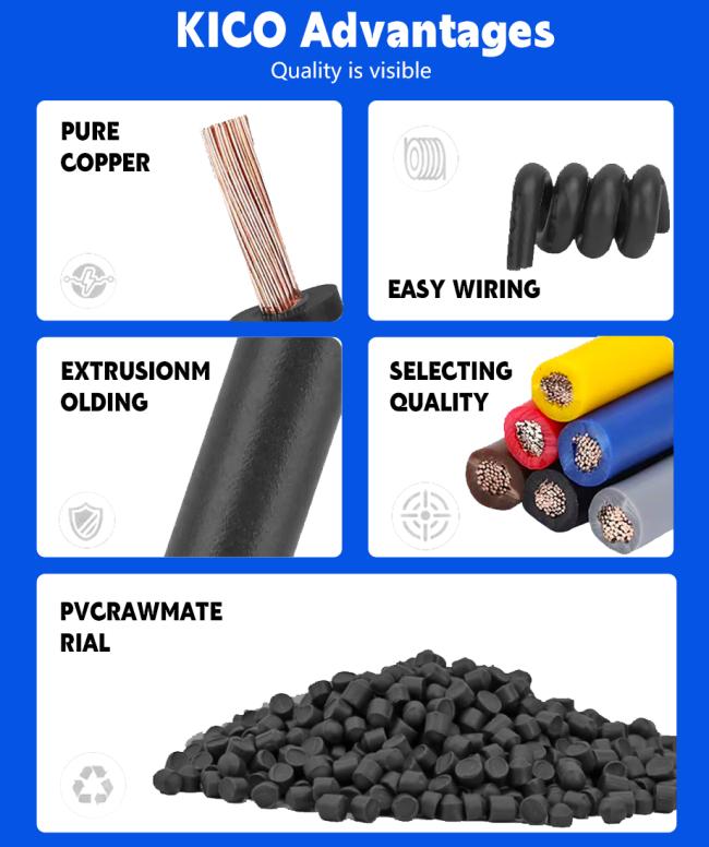 Technical specifications label on cable packaging